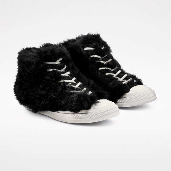 Converse | Shoes | Converse X Ambush Chuck 7 Fuzzy Hi Blackegret Women ...